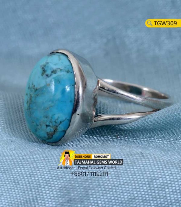 Iran Green Turquoise Feroza Ring - Tajmahal Gems World
