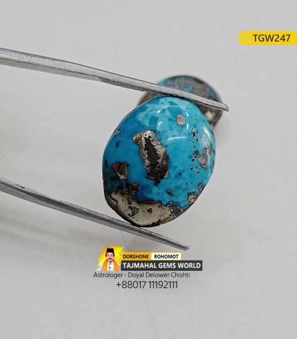 American Feroza Turquoise Stone