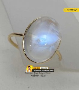 Srilankan Blue Moon Ring Chandra Kanta - Tajmahal Gems World